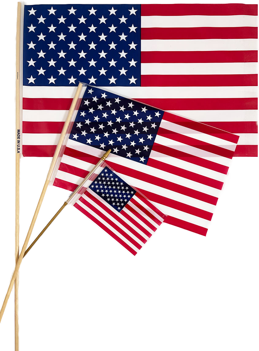 Plastic - American Flag on a Stick | American Flags Express