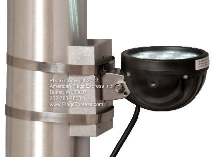 4'' Diameter Xtreme Flagpole Up-Light | American Flags Express