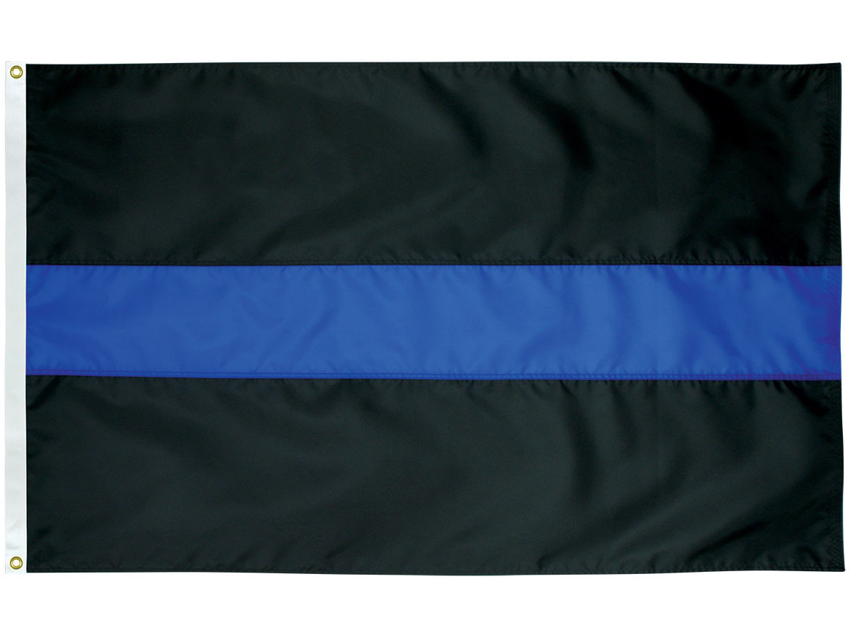 Black Blue Black Flag