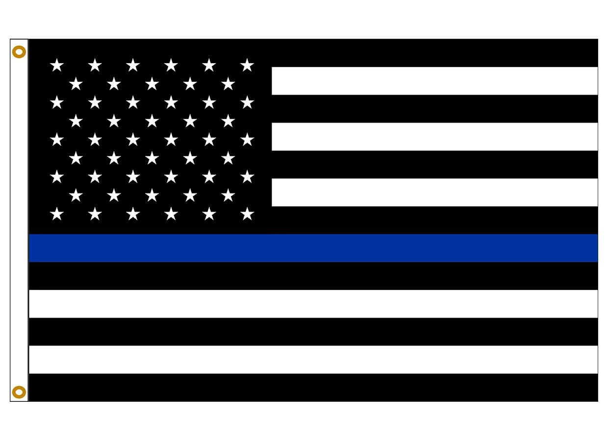 American Thin Blue Line Outdoor Flag | American Flags Express