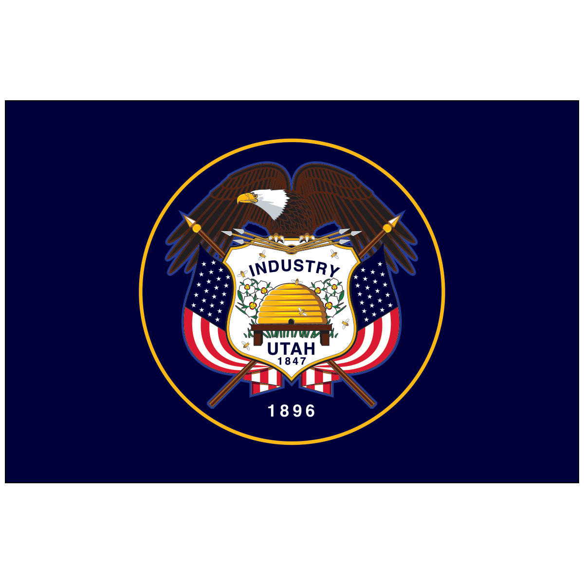 Historic Utah (2011) Flag | American Flags Express