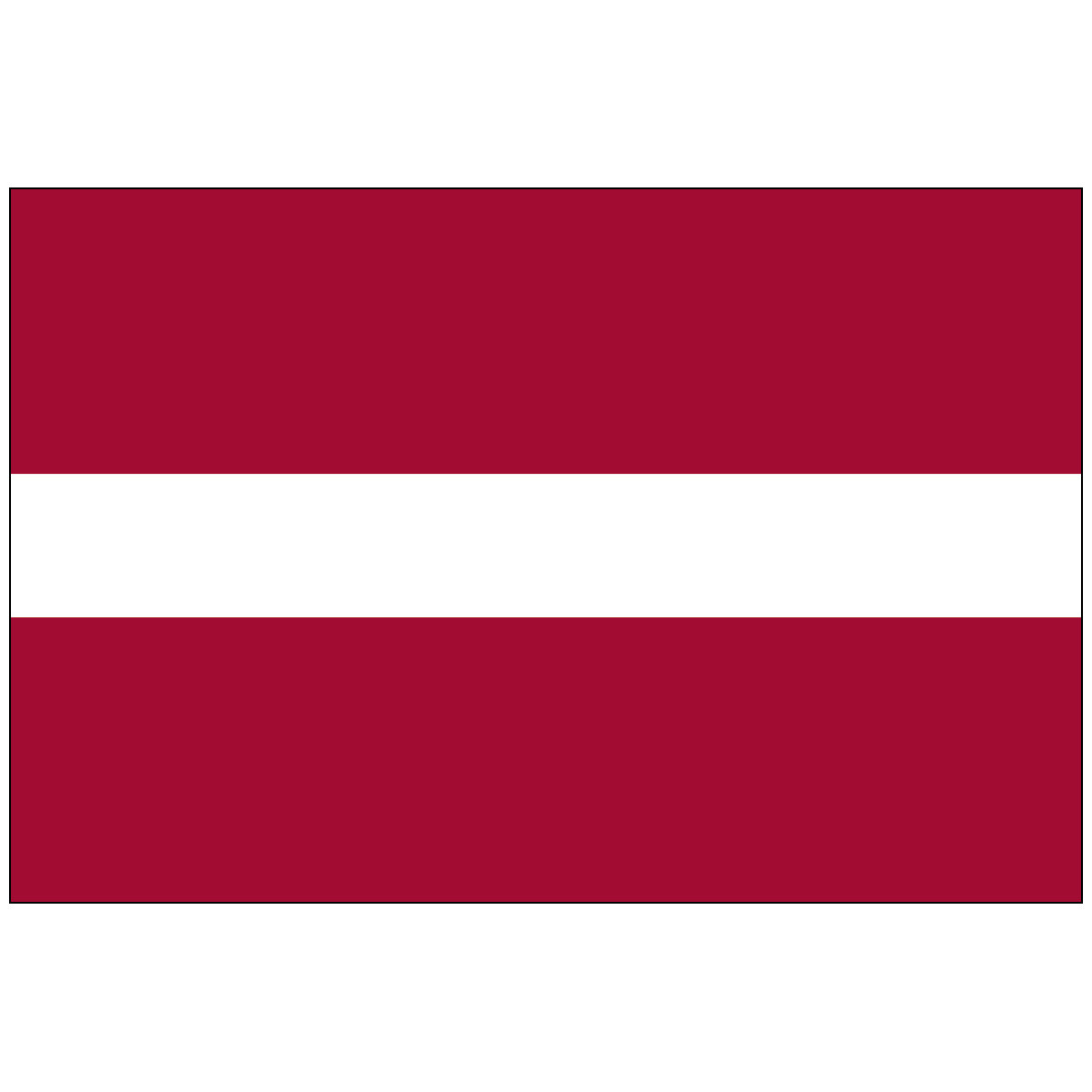 Latvia Flag on a Stick