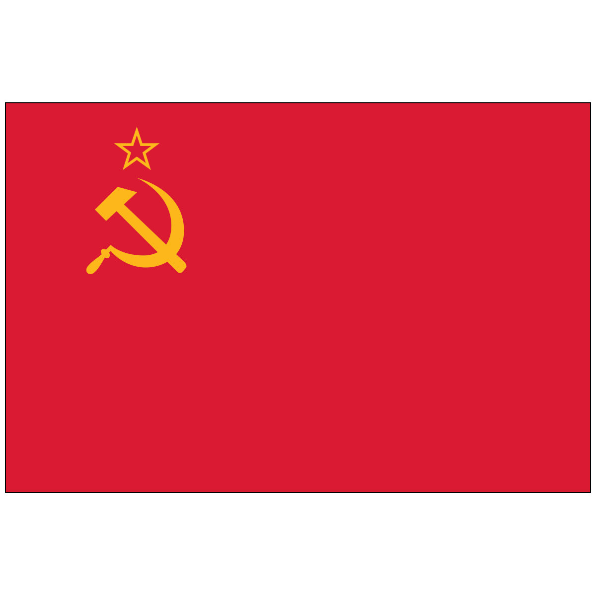 USSR (1955-1991) Flag on a Stick