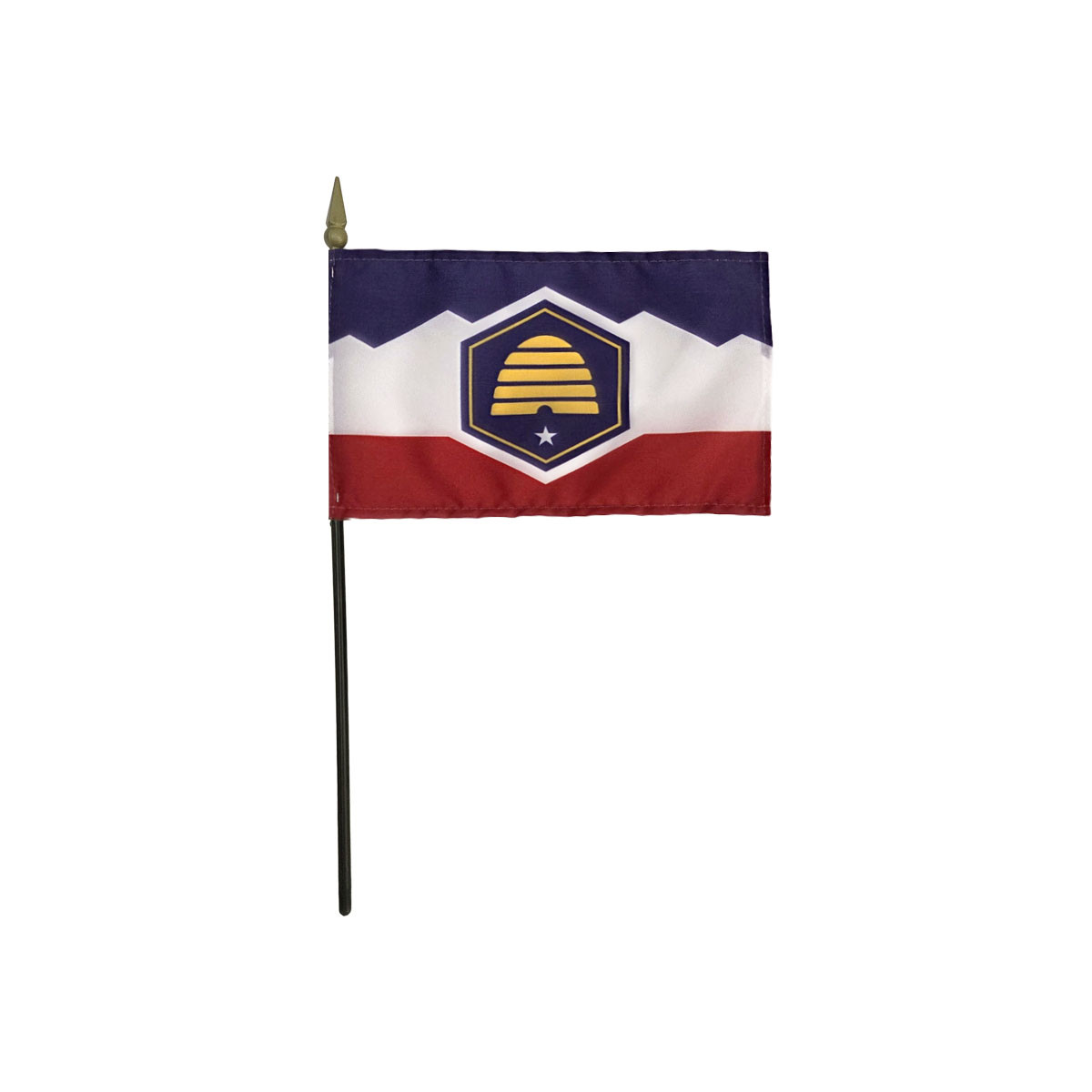 Utah Flag on a Stick