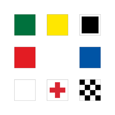 30'' x 30'' Official Size Motorcycle Racing Flags | American Flags Express