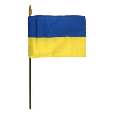 Ukraine Flag on a Stick