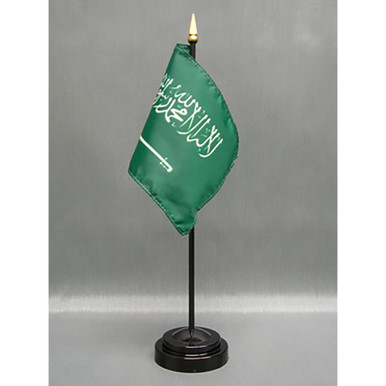 Saudi Arabia Flag on a Stick