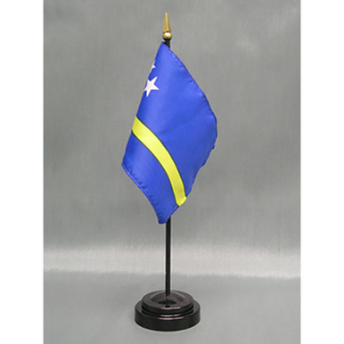 Curacao Flag on a Stick