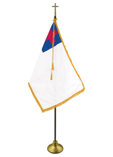 Christian Indoor/Parade Flag with Pole Hem (Sleeved Flag)