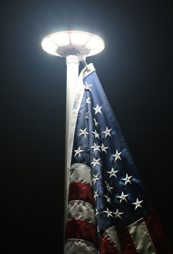 Solar Flagpole Light | American Flags Express