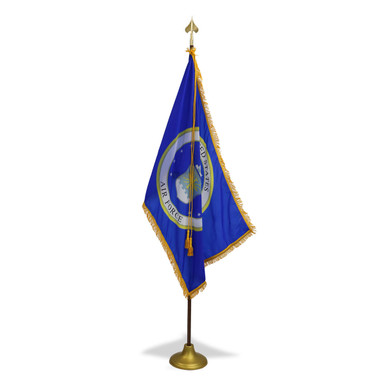Air Force Seal Indoor/Parade Flags with Pole Hem