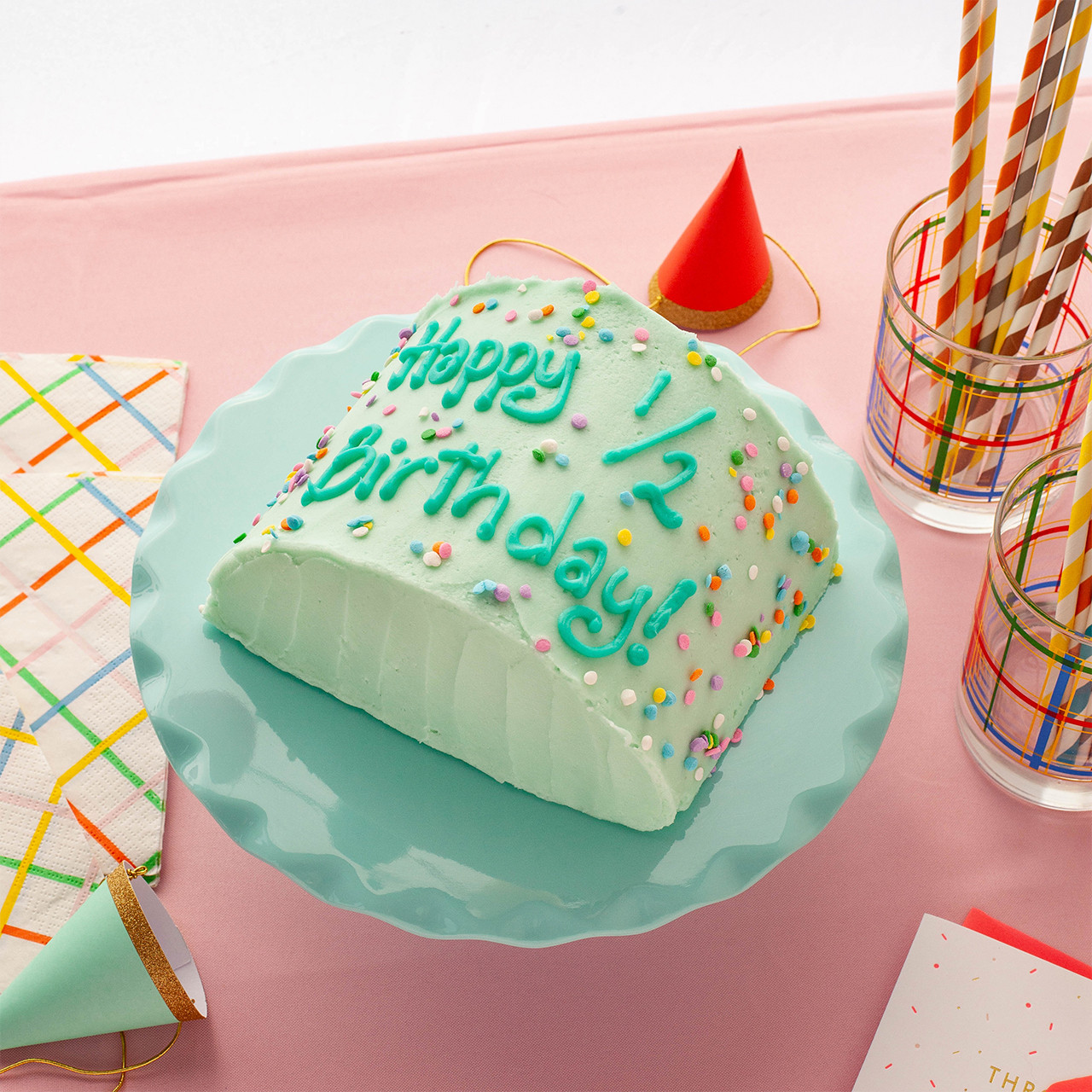 Half Birthday Cake