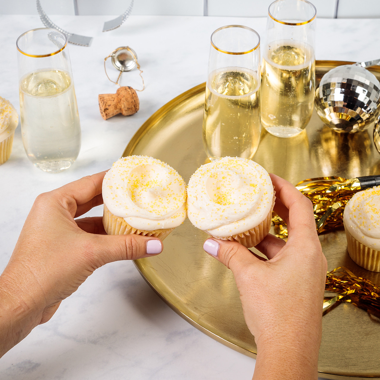 Champagne & Mimosa Cupcake 12-box - SusieCakes