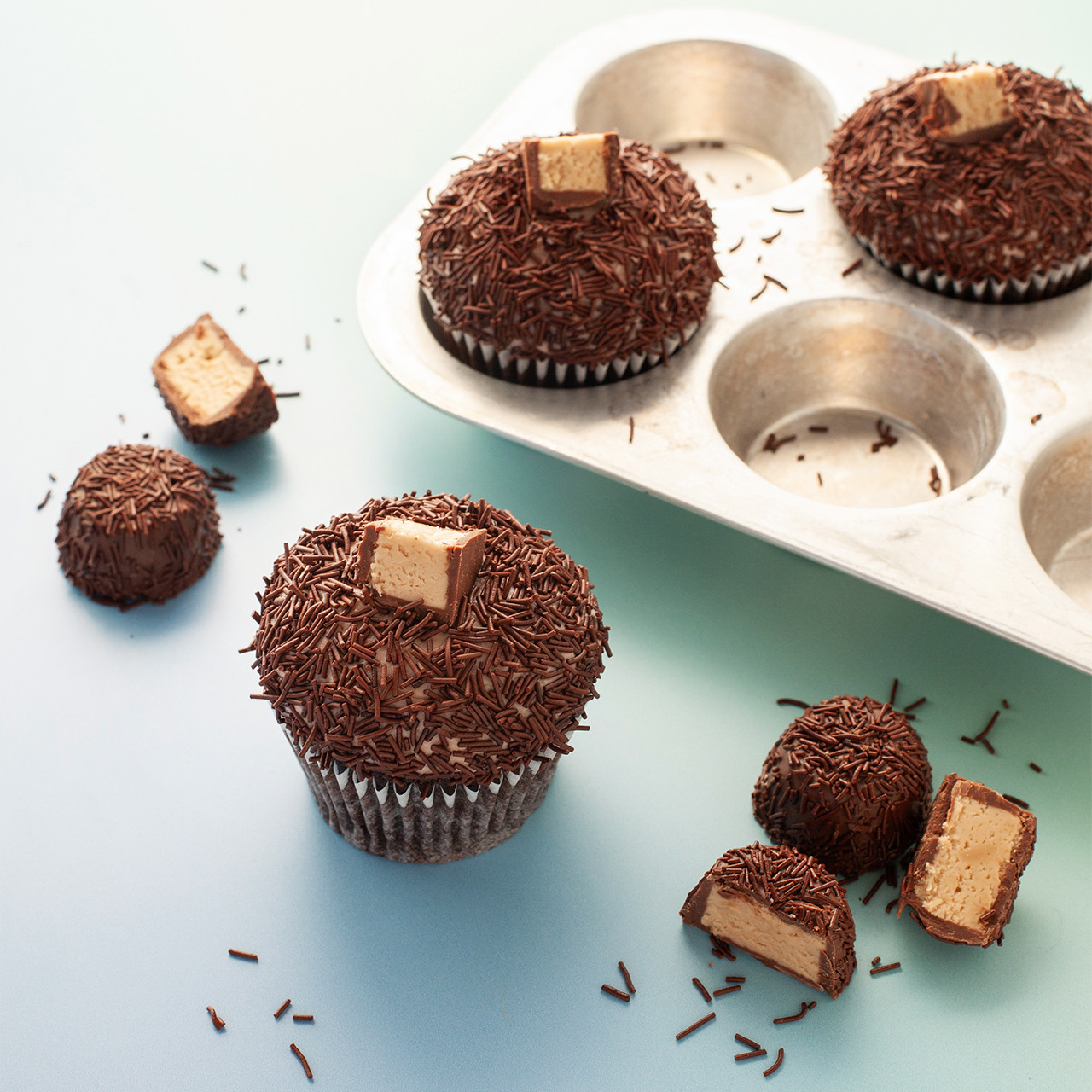 SusieCakes x See’s Candies Milk Bordeaux™ Cupcake