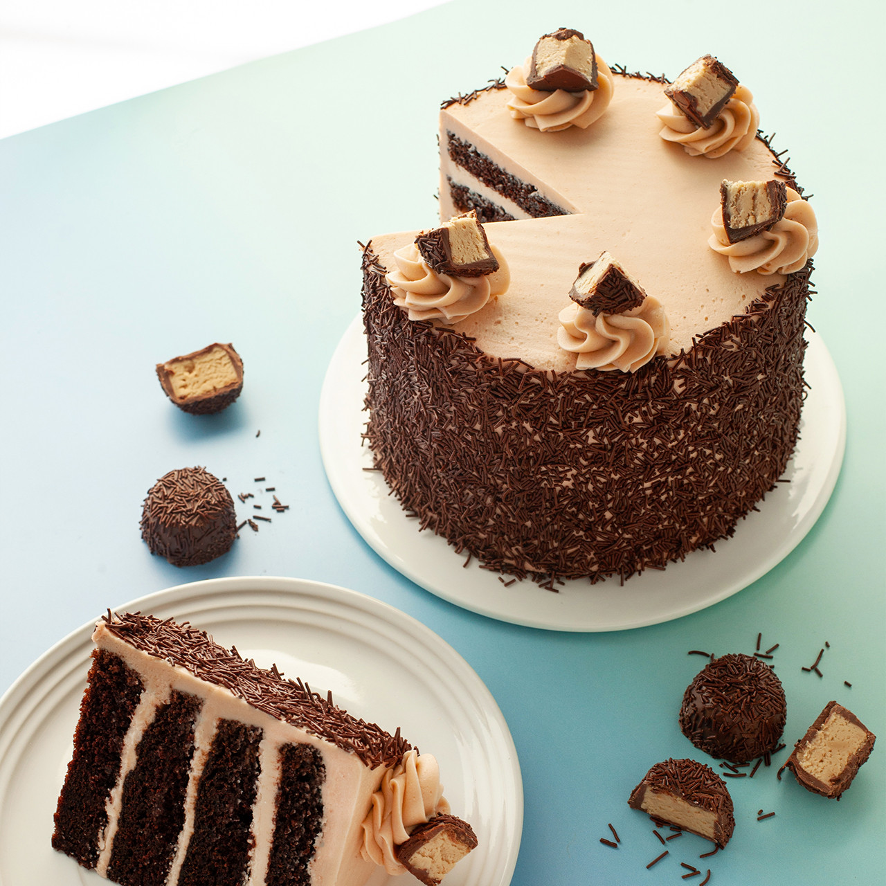 SusieCakes x See’s Candies Milk Bordeaux™ Cake