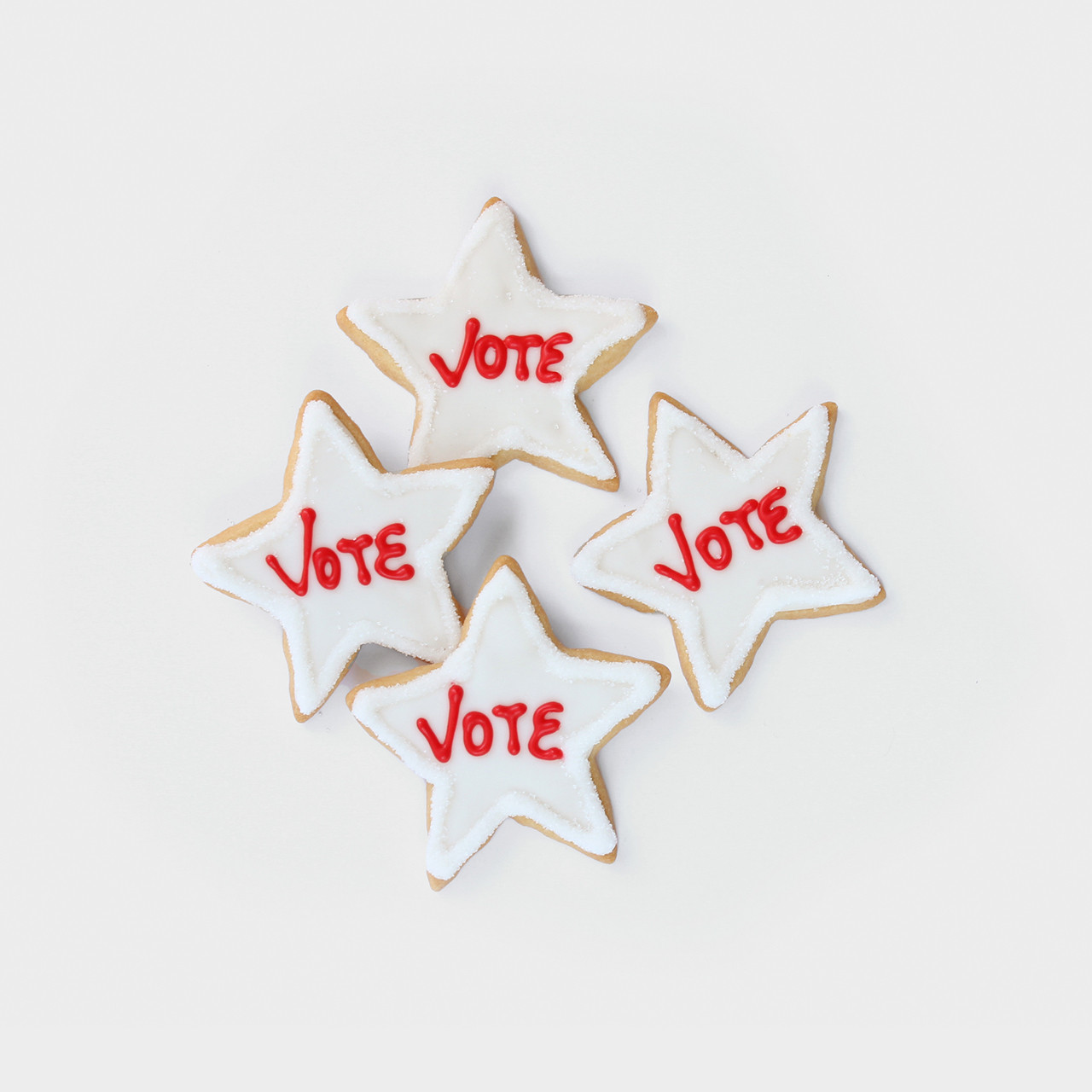 Red Vote Frosted Sugar Cookies
