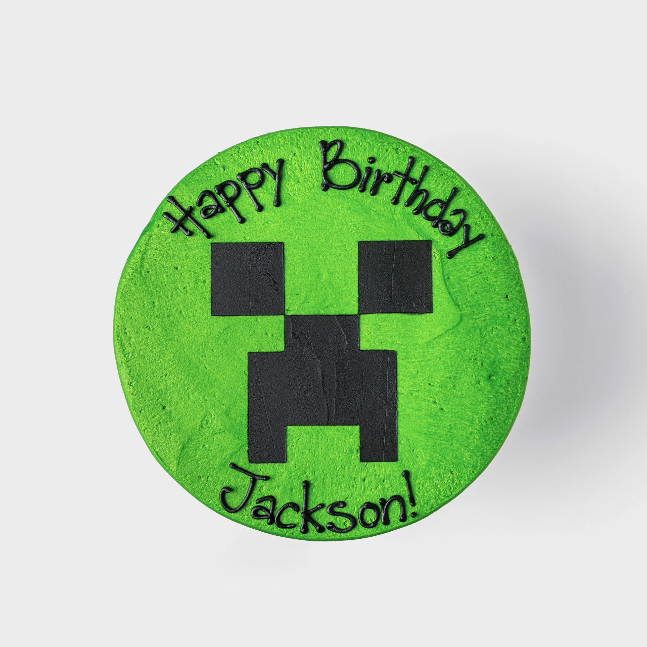 Minecraft Creeper Cake Topper