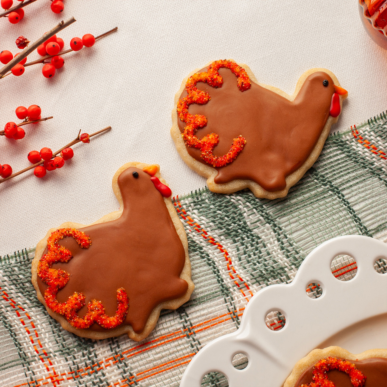 Turkey Frosted Sugar Cookies - SusieCakes