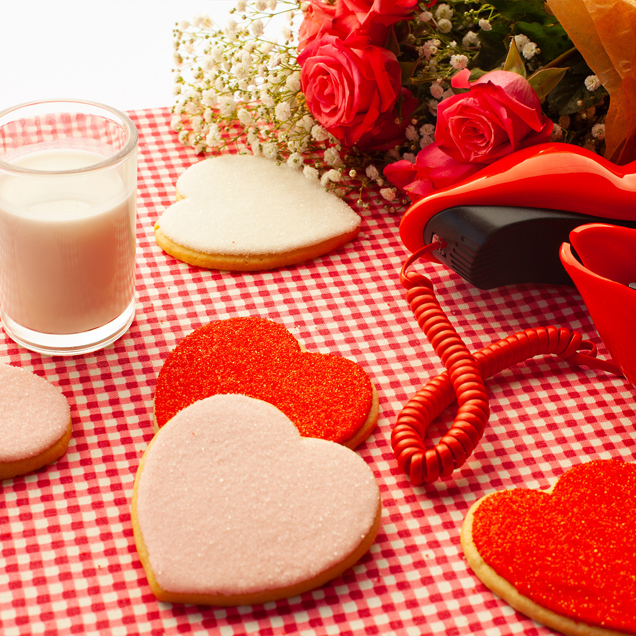 Valentine's Day Heart Frosted Sugar Cookies - SusieCakes