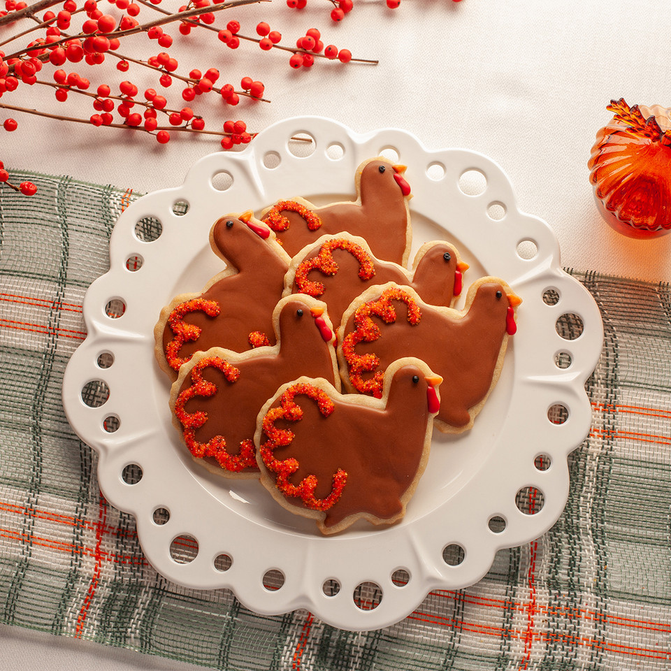 Turkey Frosted Sugar Cookies - SusieCakes