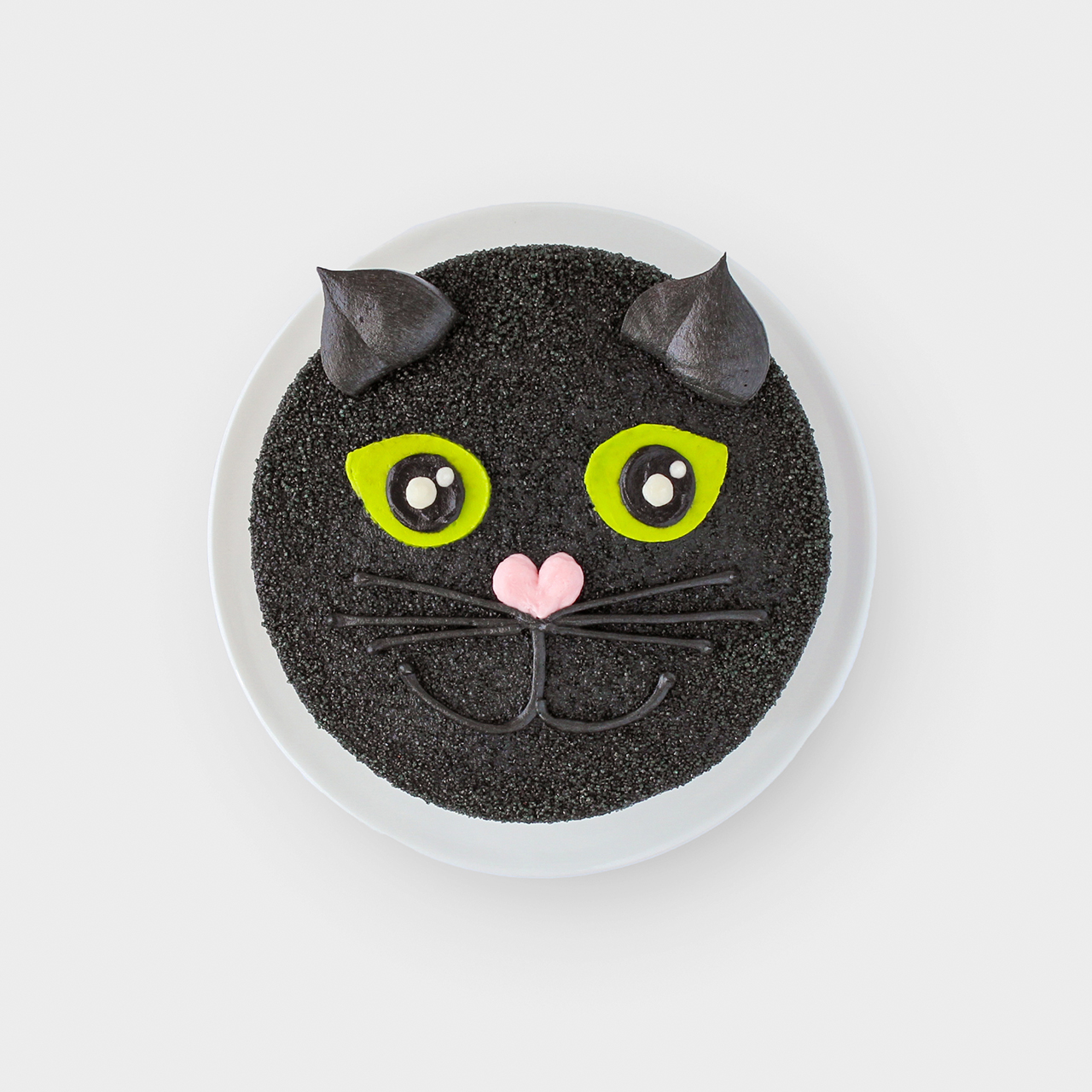 cat face cake stencil