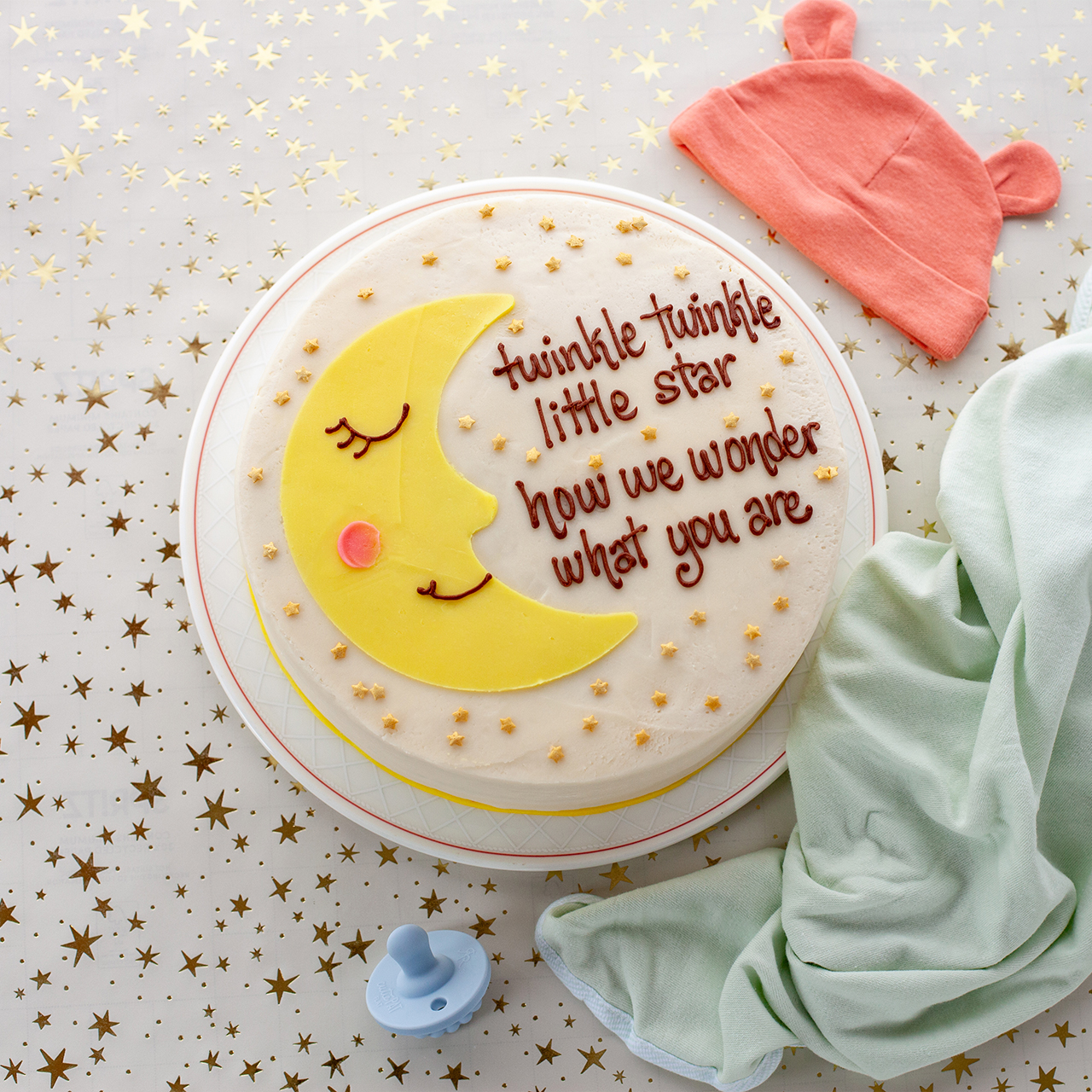 Moon Baby Decorated Cake