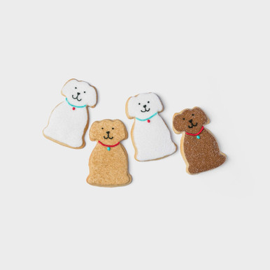 Dog Frosted Sugar Cookies