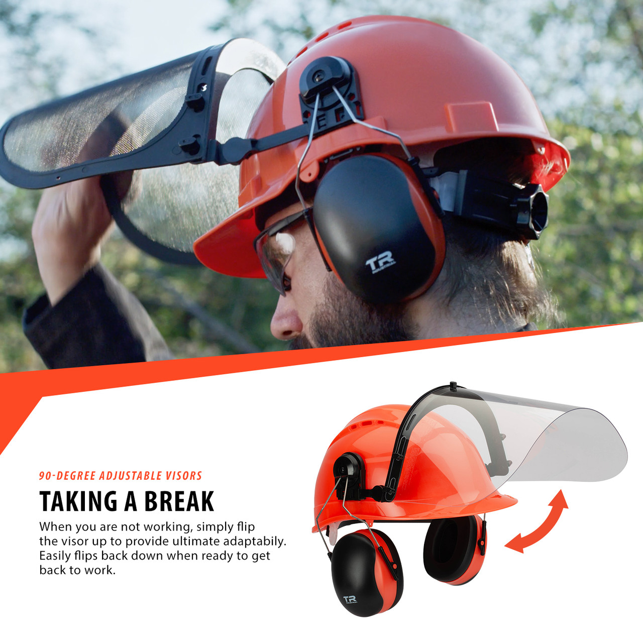 Forestry Safety Helmet and Hearing Protection System - TR Industrial
