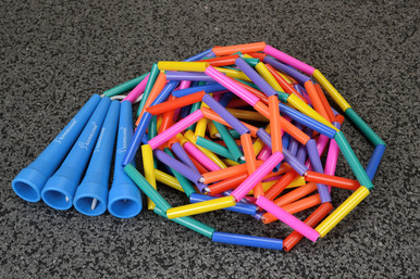 Double Dutch MG Handle Beaded Jump Rope (set)