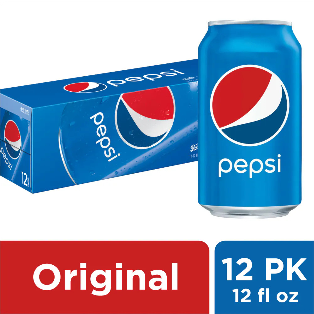 Pepsi Cola Soda | 12 cans, 12 fl oz