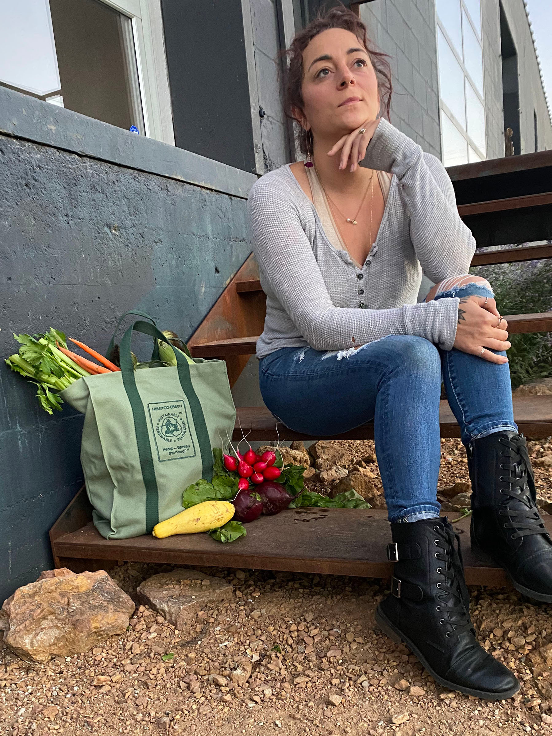 100% Hemp Canvas Heavy Duty Reusable Shopping Bag | Hemp Go Green®