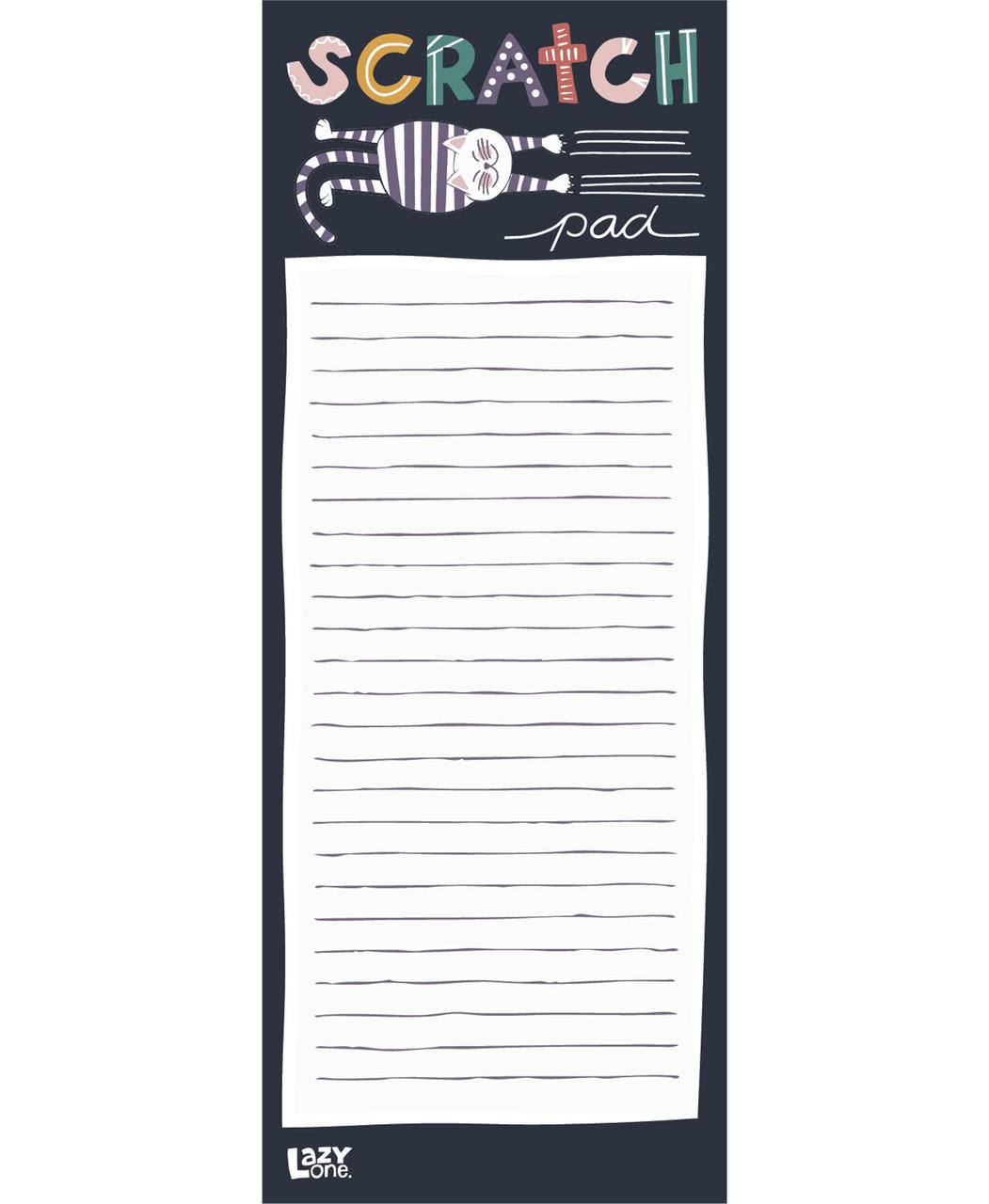 Scratch Pad Blue Cat Notepad