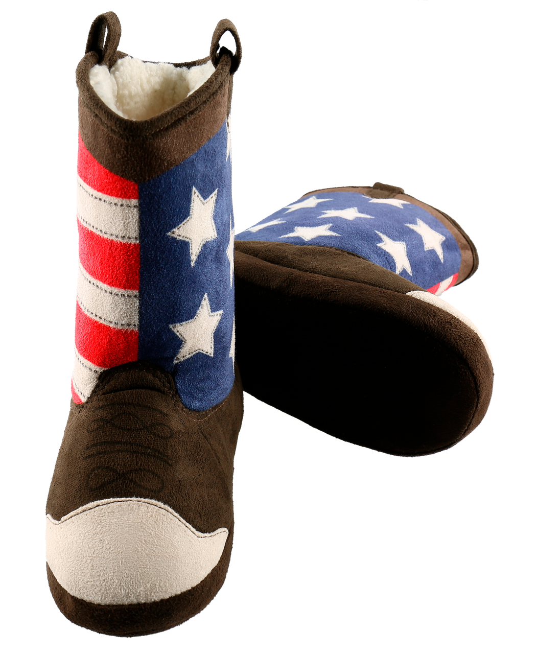 Cozy America Boot Slippers for Cowboys and Cowgirls | LazyOne