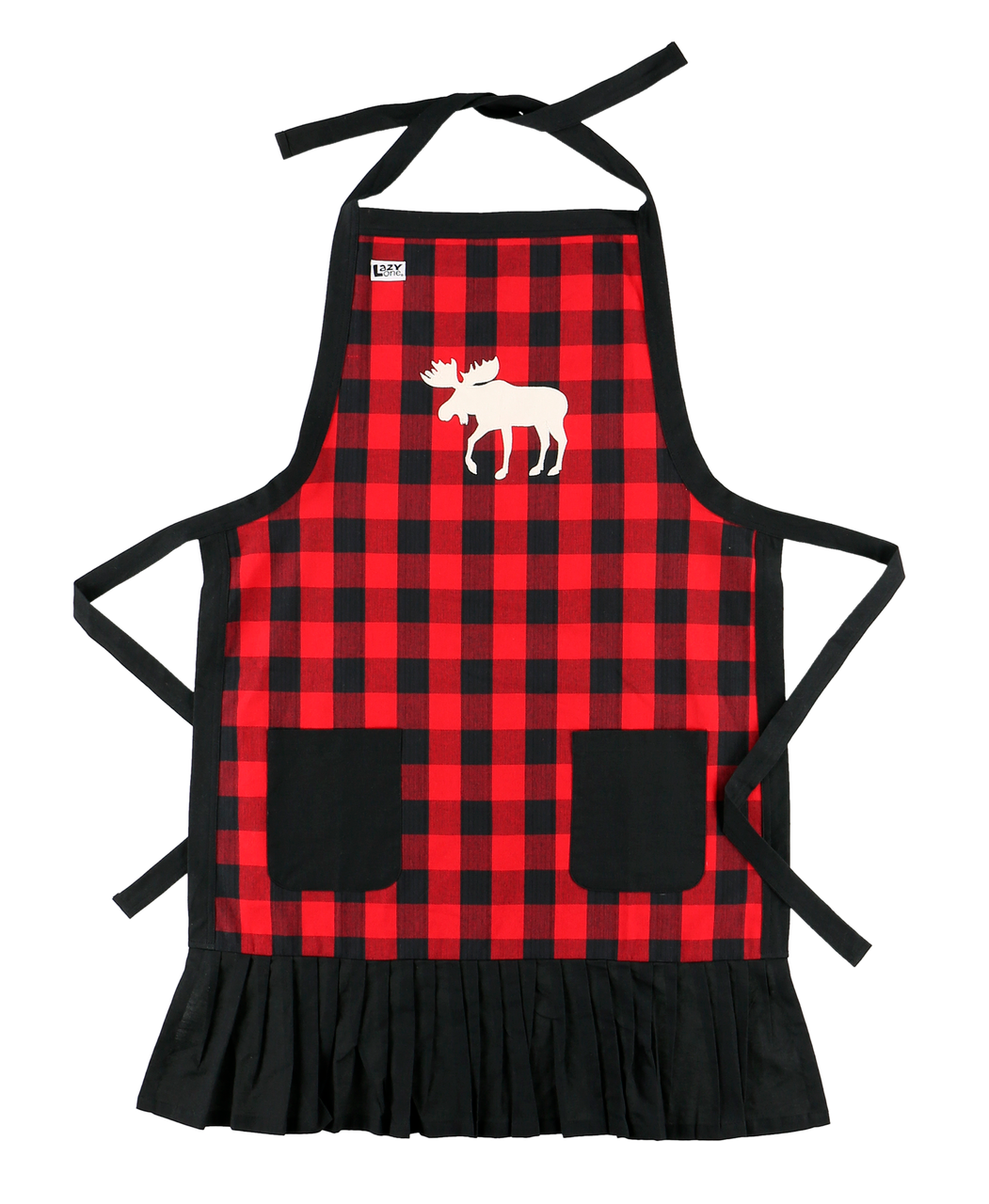 Plaid Moose Womens Apron | LazyOne