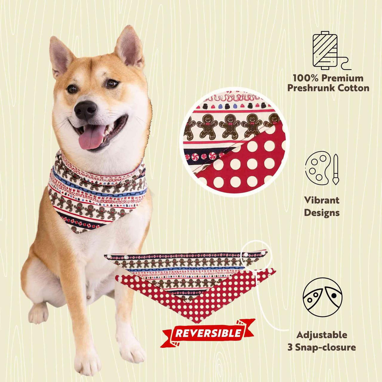 Sweet Cheeks Reversible Dog Bandana | LazyOne