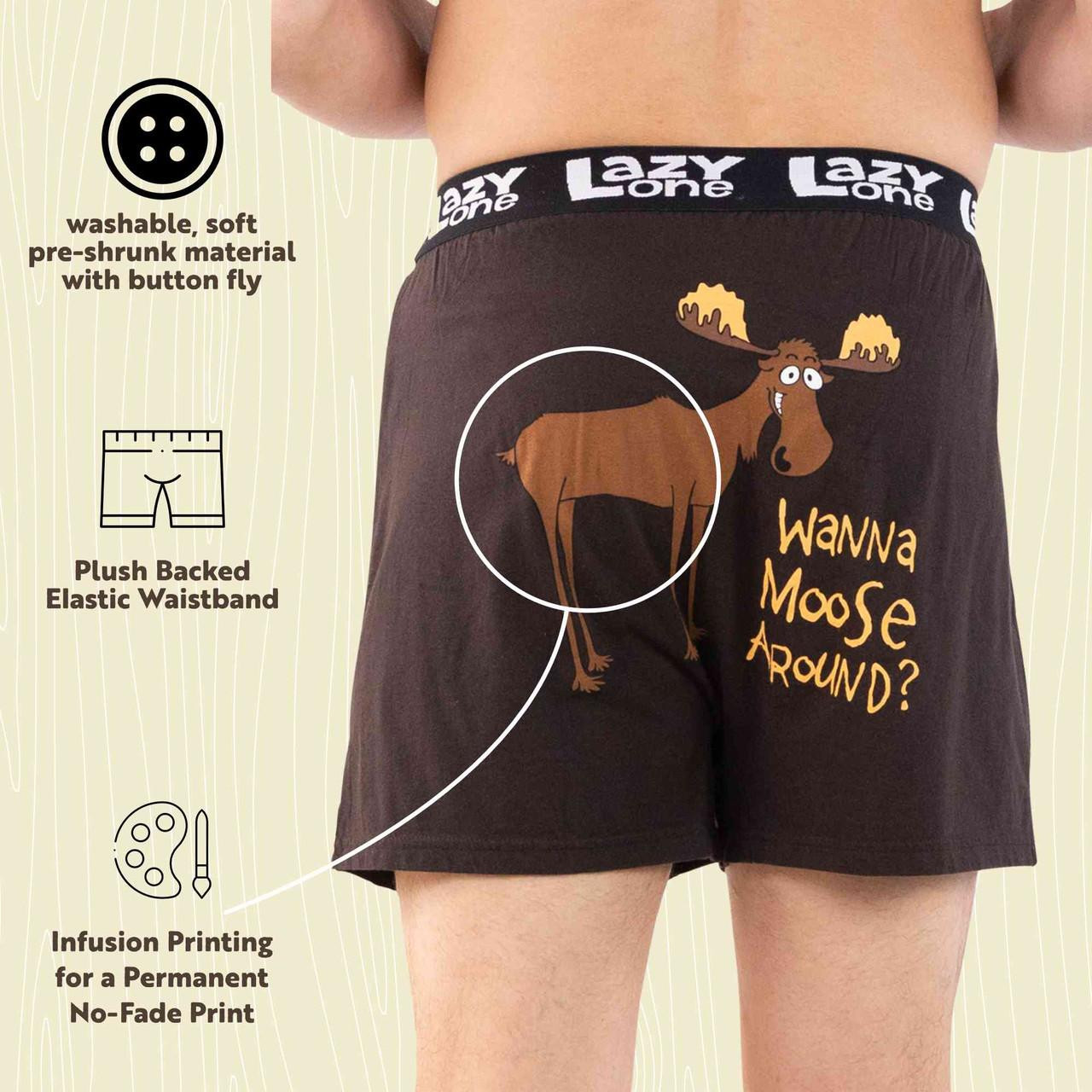 Wanna Moose Around? Boxer | LazyOne