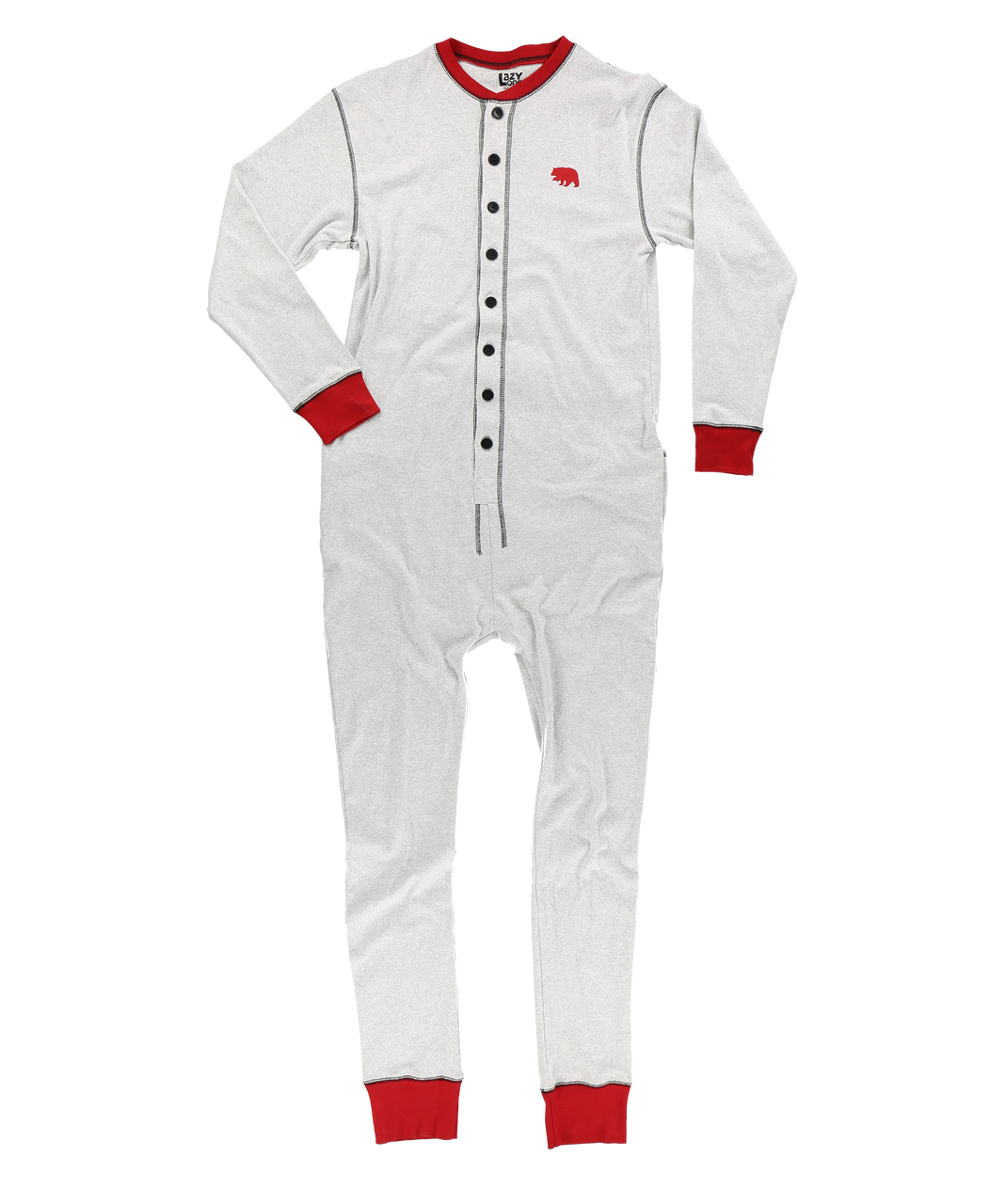 Grey Bear Cheeks Adult Onesie Flapjack | LazyOne