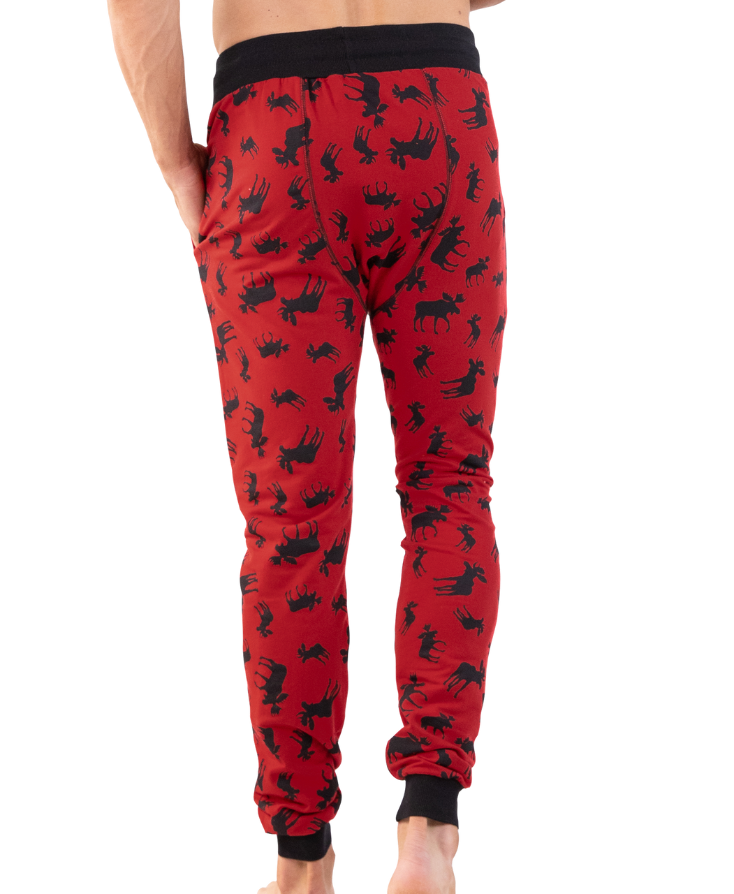 Moose Pattern | Men's Long Johns | LazyOne