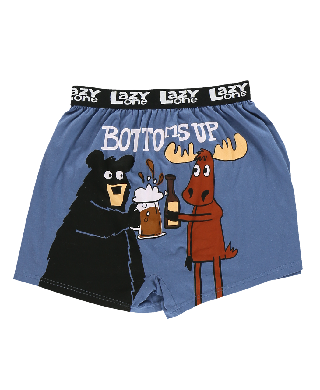 Bottoms Up Men's Funny Boxer