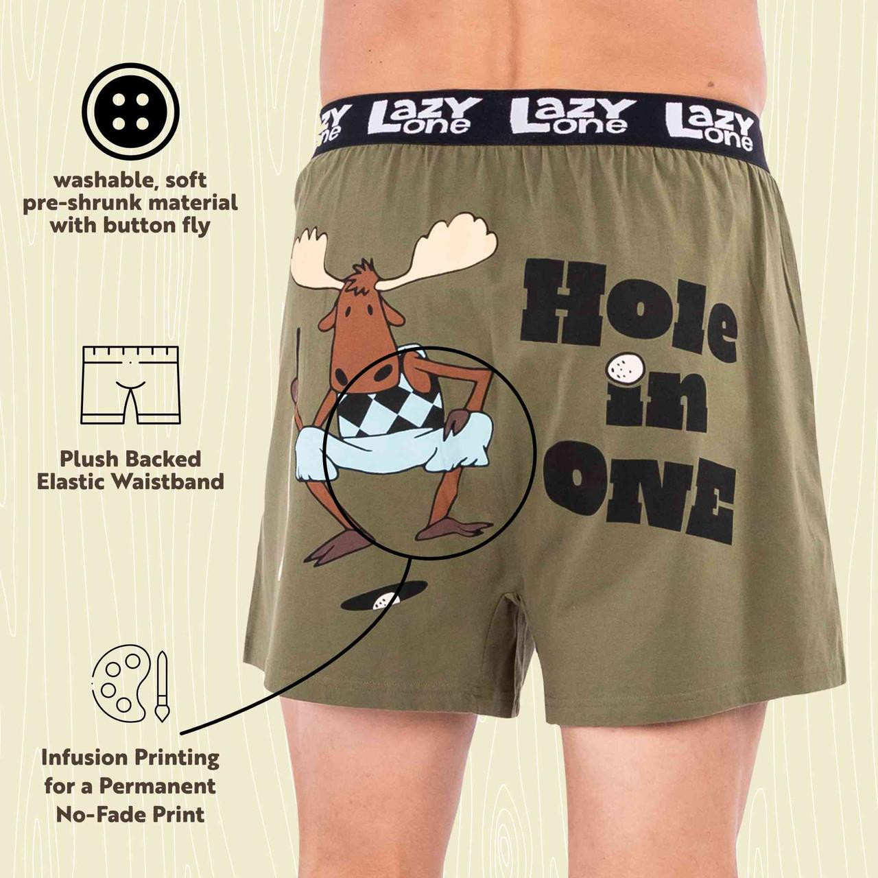 Hole In One Men's Funny Boxers