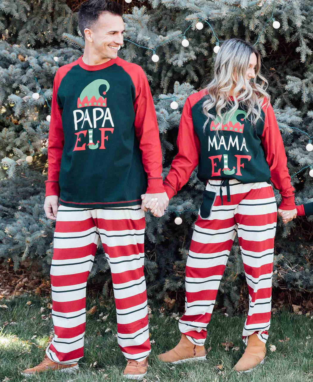 Papa Elf Long Sleeve PJ Tee