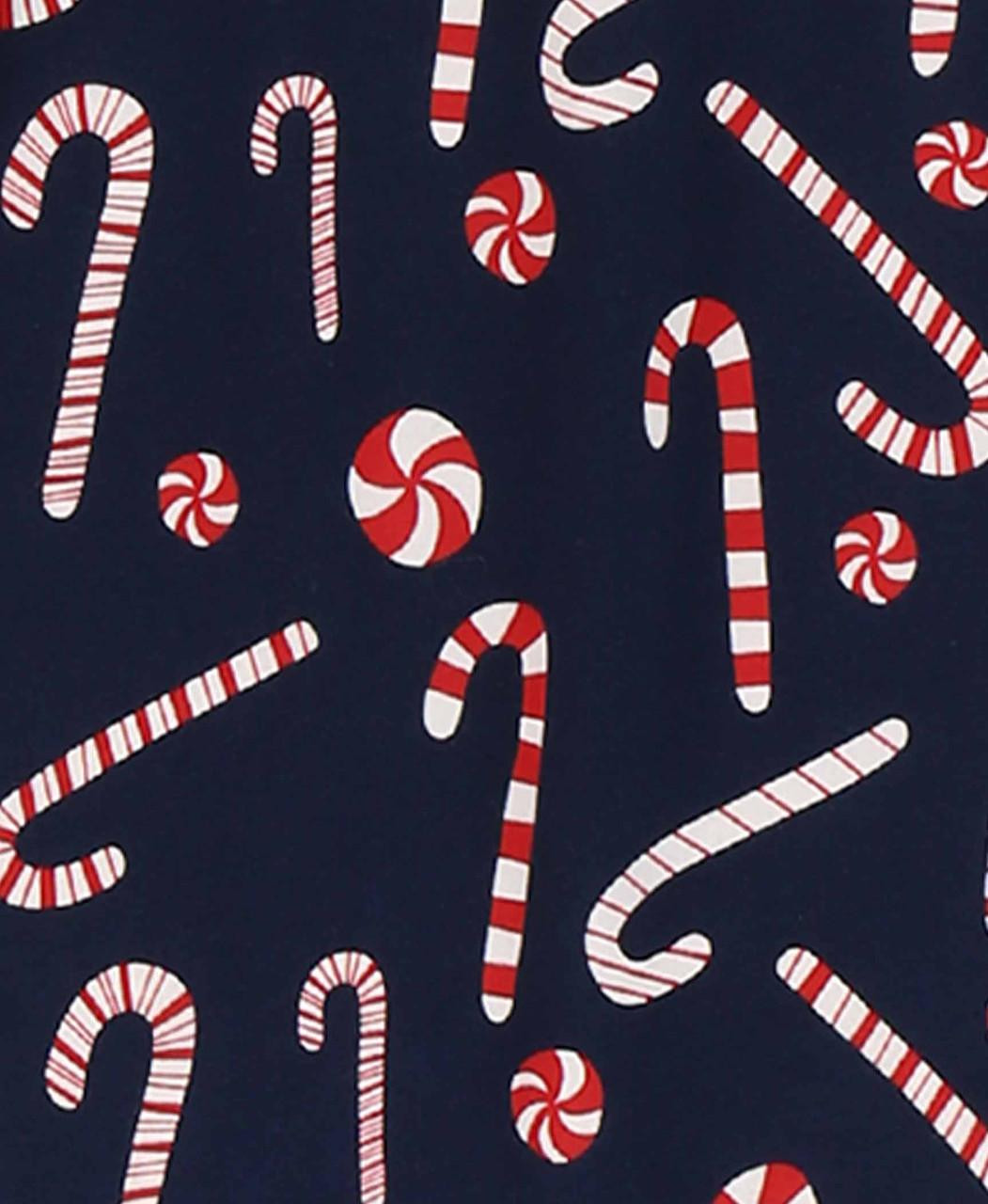 Candy Cane Men's Christmas Long Sleeve PJ Set