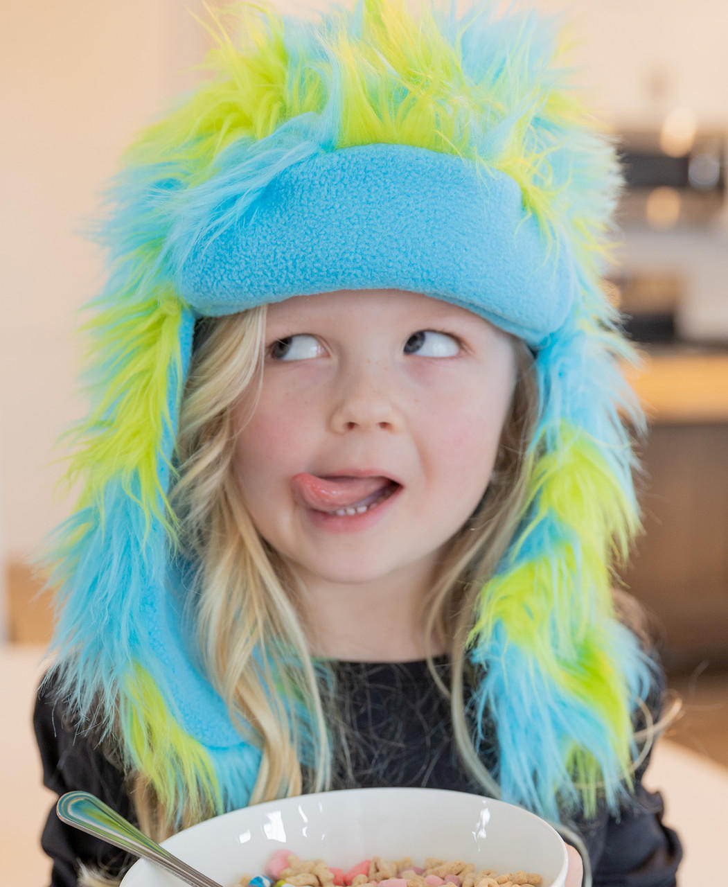 Green Monster Kid Critter Cap