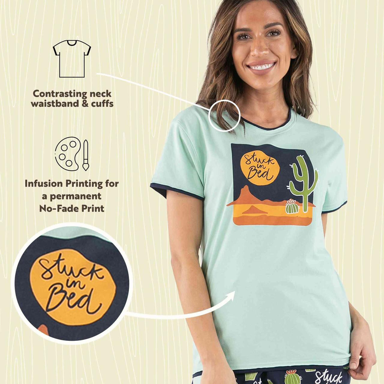 Stuck in Bed Women's Regular Fit PJ Tee