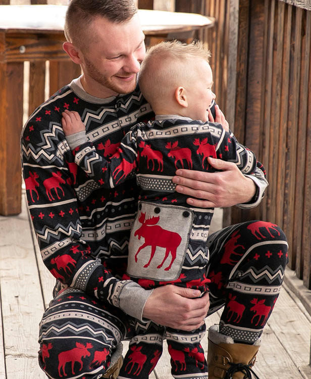 Cabin Moose Kid Onesie Flapjack