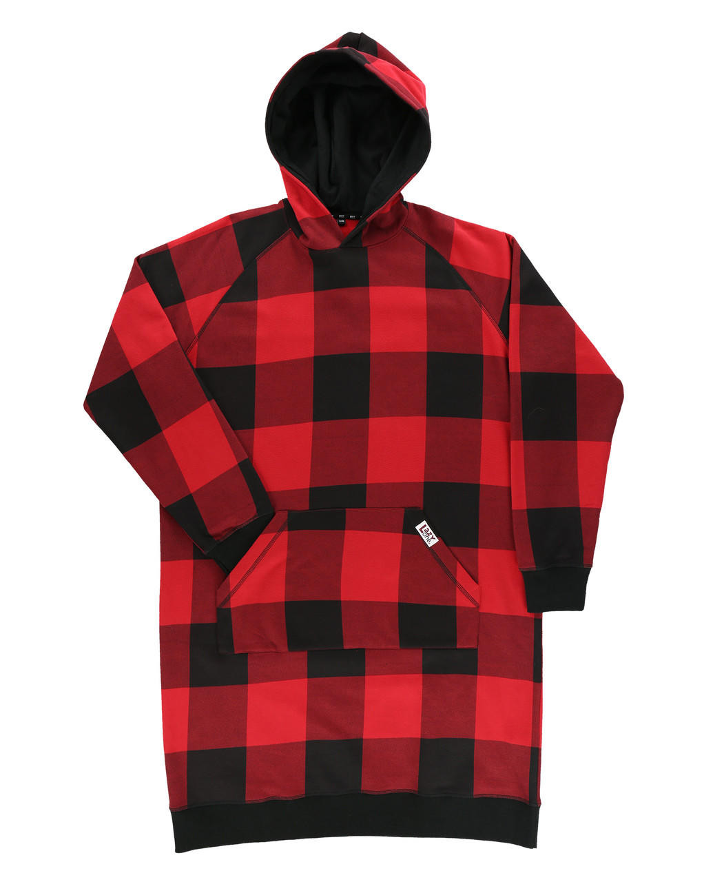 Red Plaid Sleep Hoodie