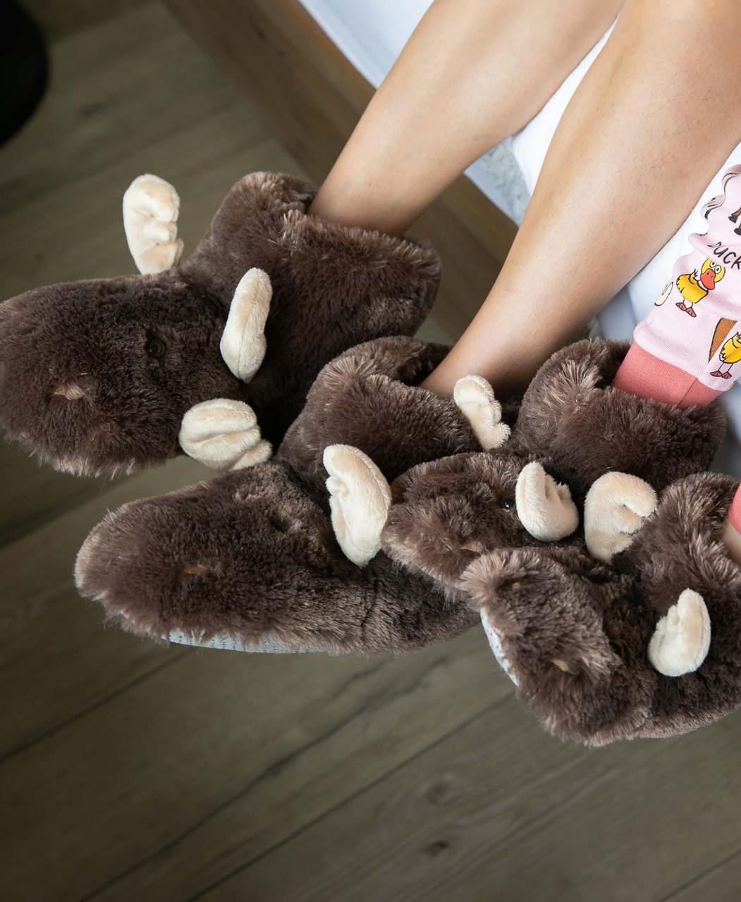 Moose Critter Slippers
