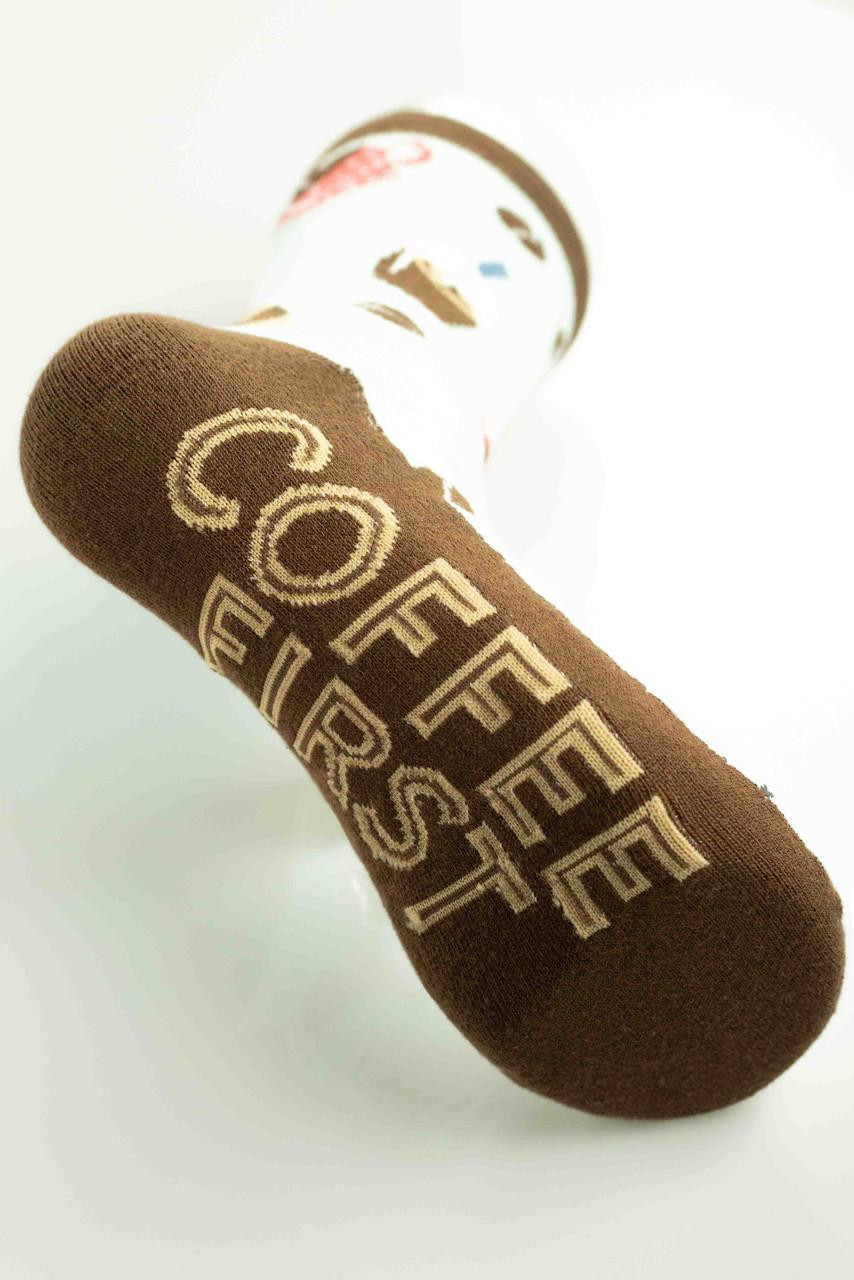 Coffee First Crew Sock