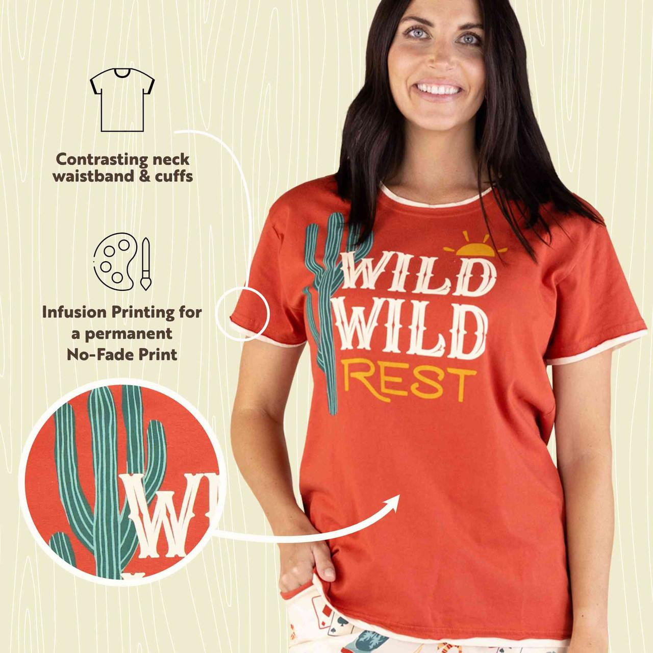 Wild Wild Rest Regular Fit PJ Tee