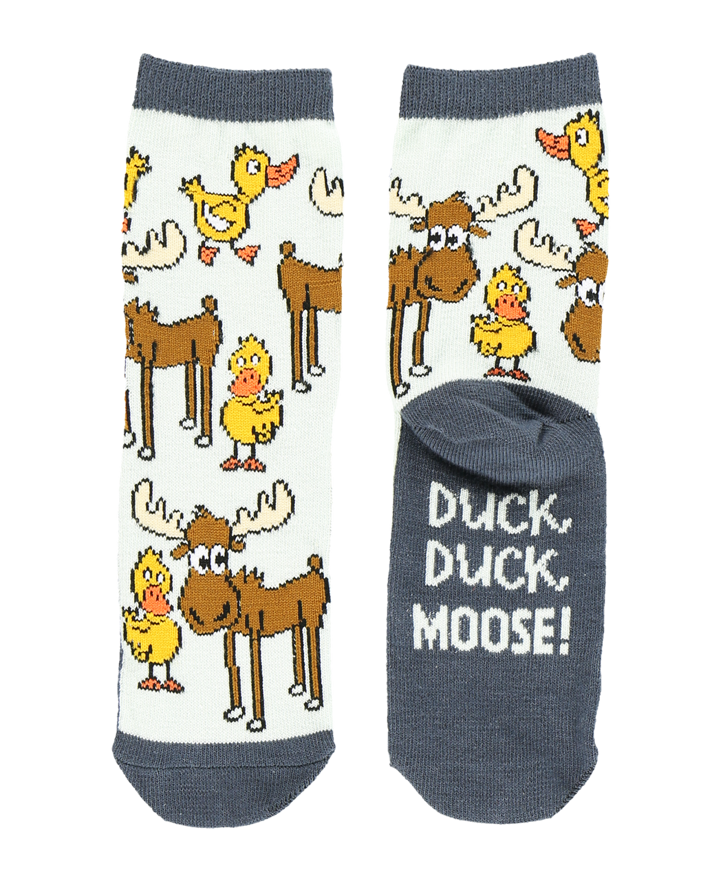 Duck Duck Moose Blue Kid Sock